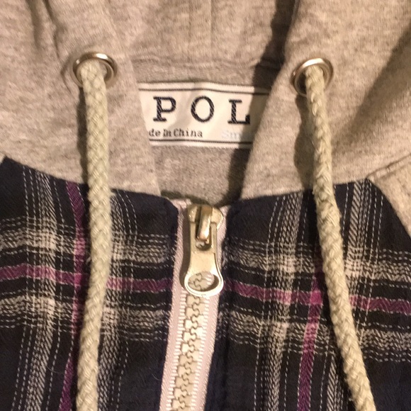 POL | Tops | Pol Purple Checkered Light Jacket | Poshmark